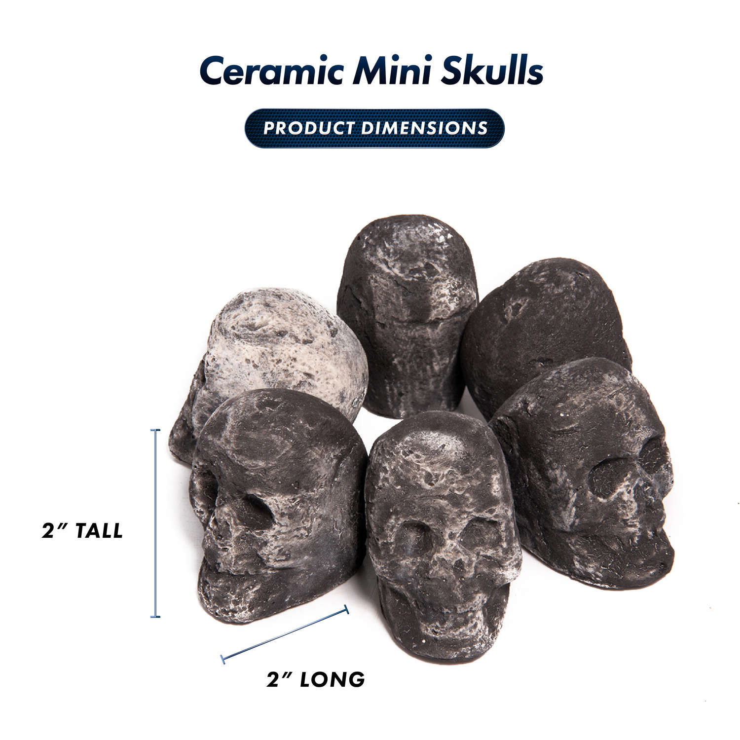 Ceramic Skulls | Fire Pit Essentials
